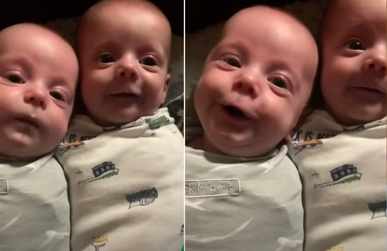 Cute baby twins sing with their mother – News 412 Media
