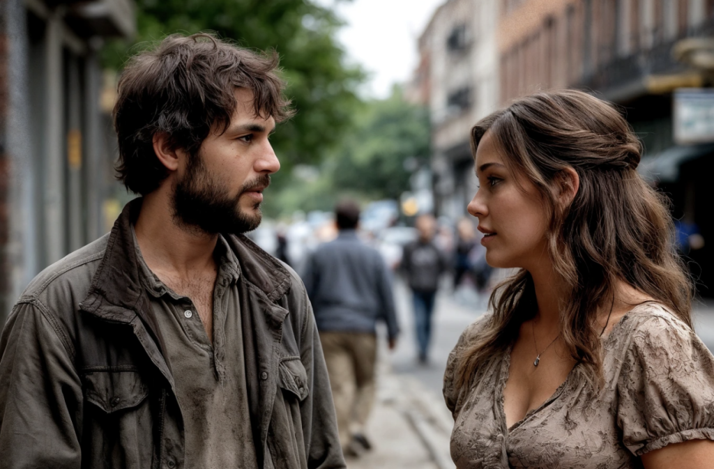 The ex invited her to a wedding, and Emma dressed up a drifter to pass ...